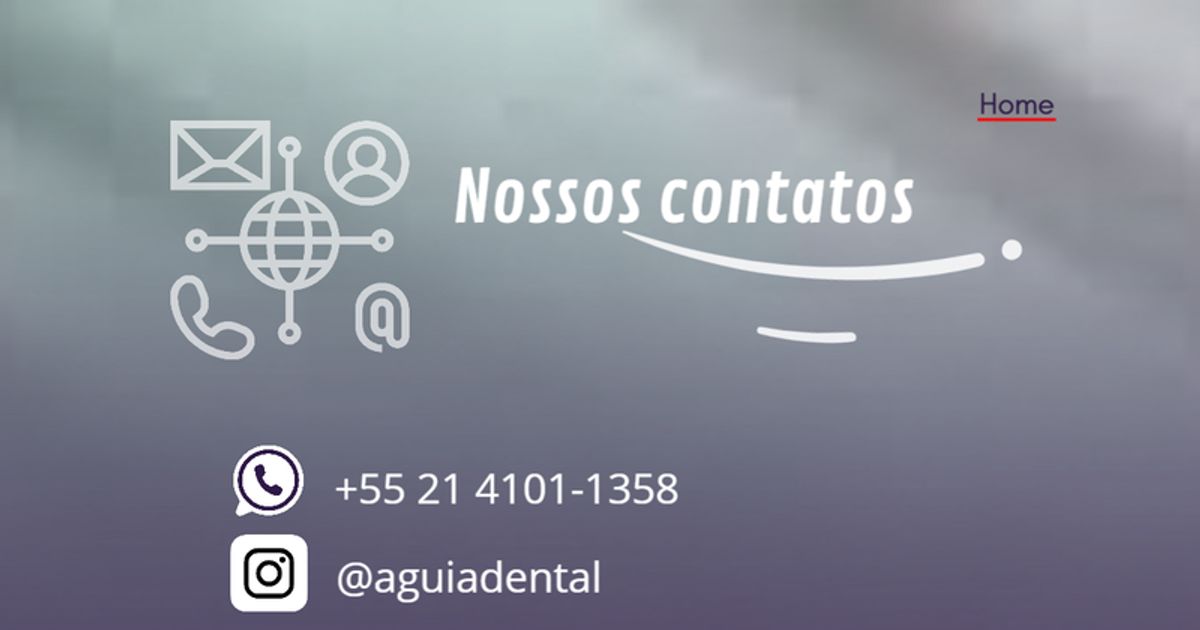 Nossos contatos * aguiadental.com.br